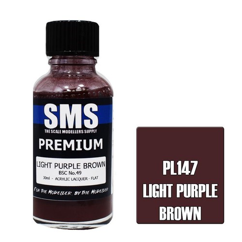 Acrylic Lacquer Paint - Premium Light Purple Brown BSC No.49 (30ml ...