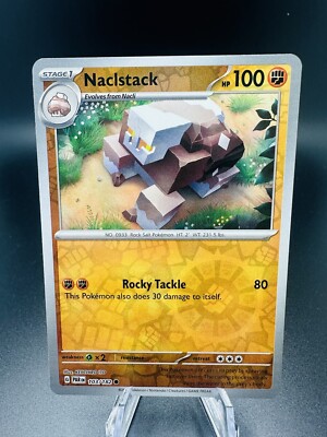 Pokemon TCG - Reverse Holo Naclstack 103/182 - Paradox Rift 2023 | eBay