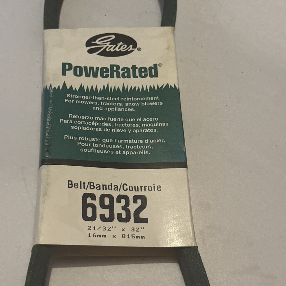 Gates 6932 PoweRated FHP Medium Horse-Power V-Belt 21/32” X 32” | eBay