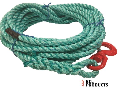 16mm Gin Wheel Rope With Swivel Hook - Scaffolding - Strong Polysteel ...