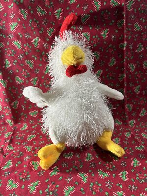Ganz Webkinz Chicken 10 In Plush HM205 No Code Stuffed Animal Bird ...