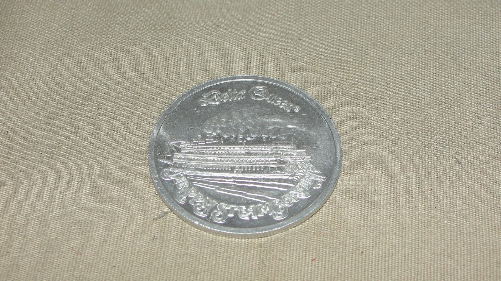 MISSISSIPPI QUEEN TOKEN - "HAPPY STEAMBOATING" | eBay
