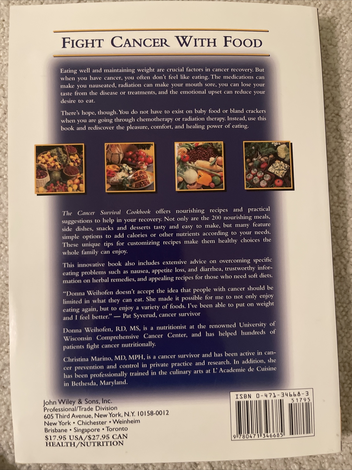 The Cancer Survival Cookbook : 200 Quick and Easy Recipes with Helpful ...