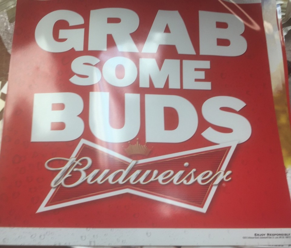 Budweiser / Grab Some Buds Stringers Of 18 Brand New 32 Feet Long! | eBay