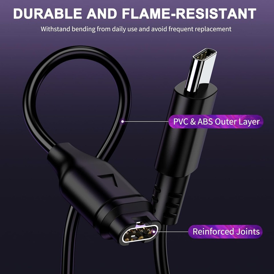 USB Type C Charger For Garmin Approach S10 S12 S40 S42 S60 S62 S70 X10 ...