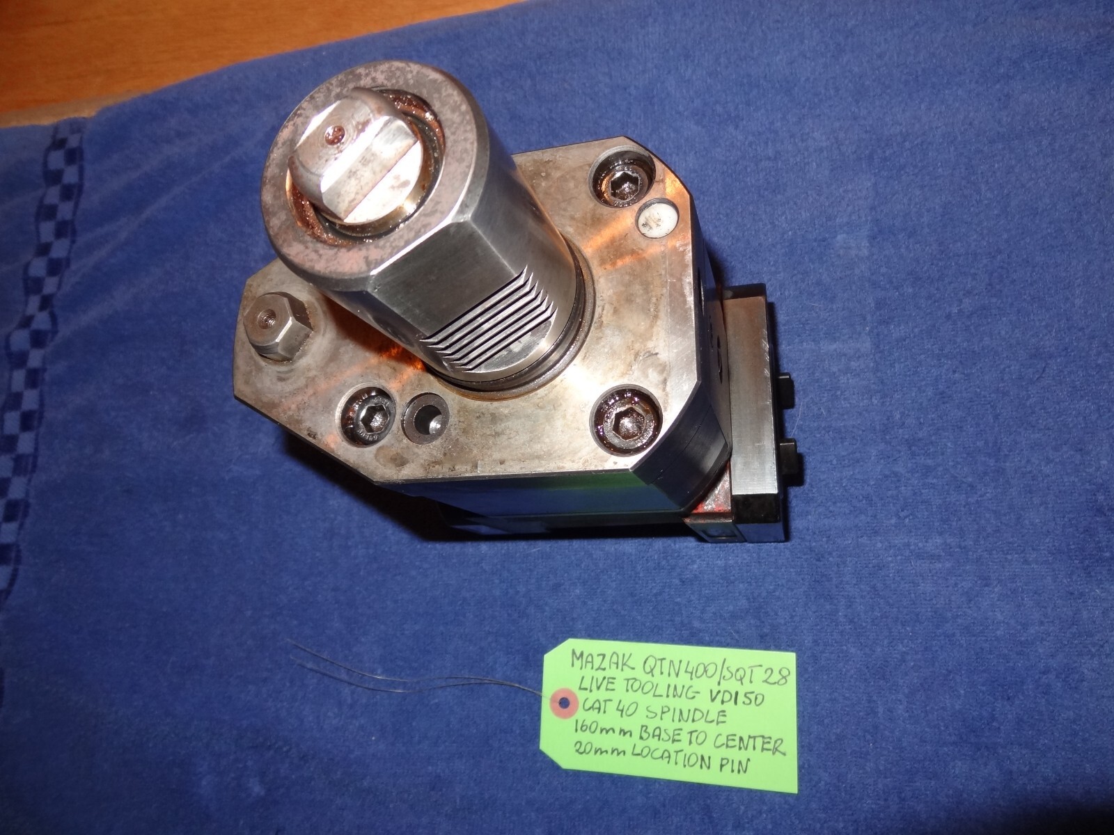 MAZAK QTN400/SQT28 VDI 50 LIVE TOOLING CAT 40 SPINDLE | eBay