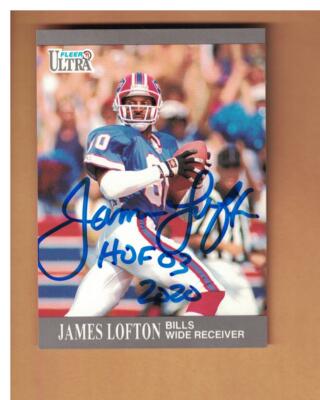 James Lofton AUTOGRAPHED 1991 ULTRA UPDATE FOOTBALL CARD SIGNED HOF 03 ...
