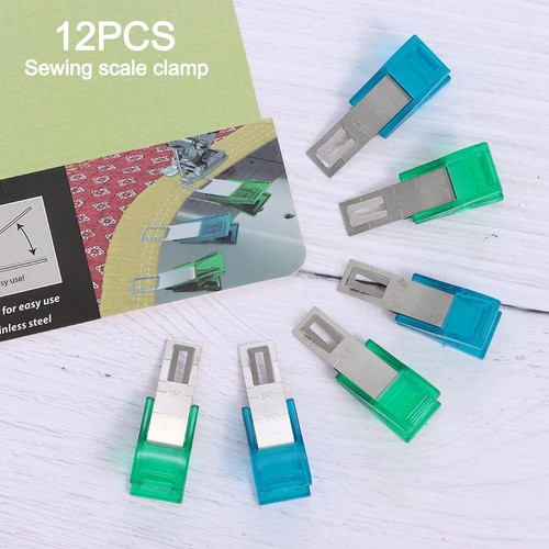 12PCS Binding Crafting Sewing Clips Multi-Purpose Quilting Clips | eBay