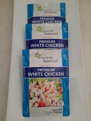 Food Life Balanced Fully Cooked PREMIUM WHITE CHiCKEN 10oz | eBay