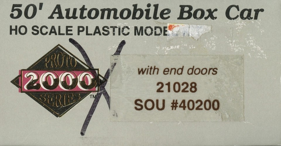 HO Life-Like/Proto 2000/P2K Kit Automobile Box Car Southern Rwy./SOU ...