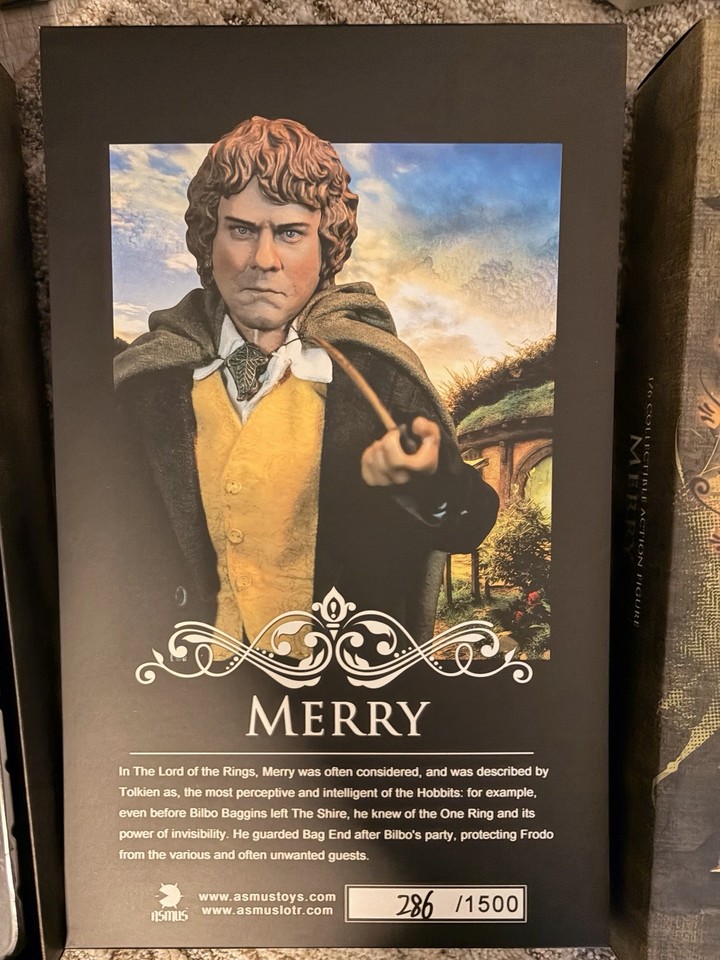 Lord Of The Rings 1:6 Scale Collectible Figure MERRY | eBay