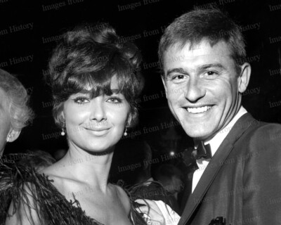 8x10 Print Suzanne Pleshette Roddy McDowall Hollywood Party Candid 1962 ...