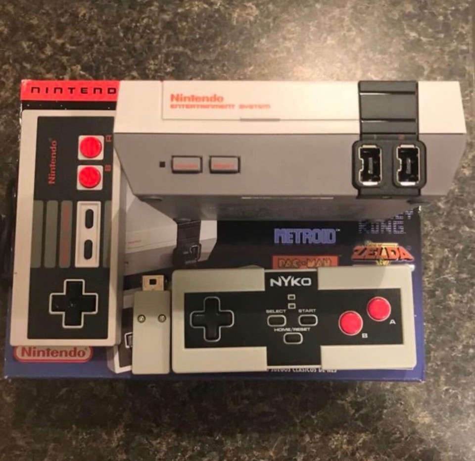 Authentic Nintendo NES Classic Edition Mini Console +wireless Control ...