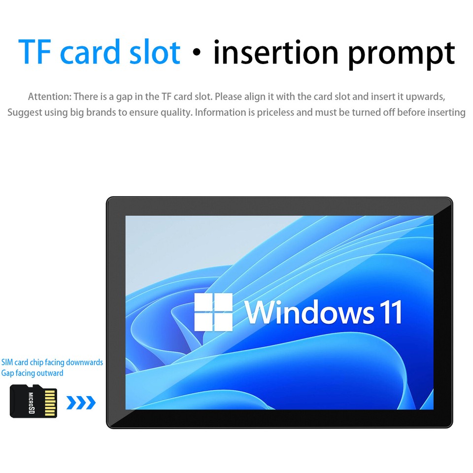 7 inch Tablet 12th Gen N95 Windows 11 16GB 256GB 4G Data with Screen ...