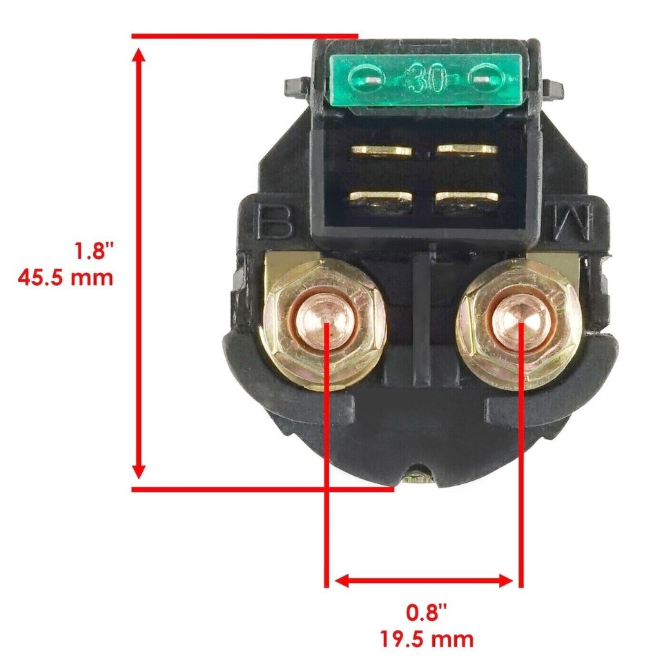 Starter Solenoid Relay for Kawasaki 27010-0778 27010-1213 27010-1269 ...