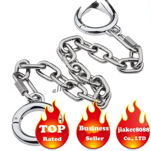 Stainless Steel Thumb Toe Cuffs Chain Fetishs Thumb Toes Restraints ...