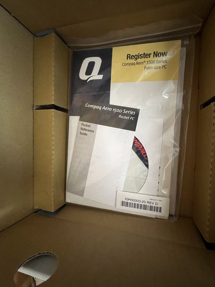 NEW! Compaq Aero 1550 16 MB 2 Color Handheld Pocket PC - Windows CE ...