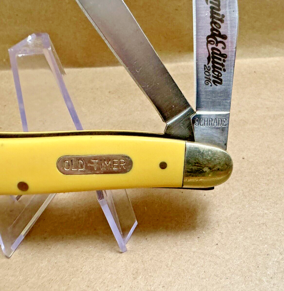 Schrade Old Timer 3 Blade Knife 610TY Limited Edition 2016 | eBay