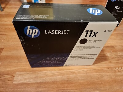 HP 11X LaserJet BLACK Q6511X Print Toner Cartridge in Factory SEALED ...