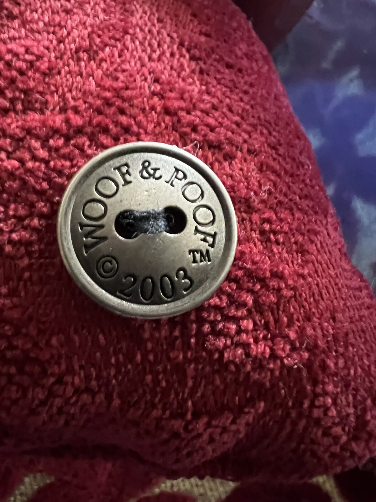 2003 WOOF & POOF CLOWN/JESTER PLUSH/STUFFED DOLL WITH BUTTON ON BACK ...