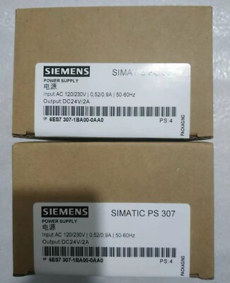 6ES7307-1BA00-0AA0 New In Box SIEMENS 6ES7 307-1BA00-0AA0 Power Supply ...