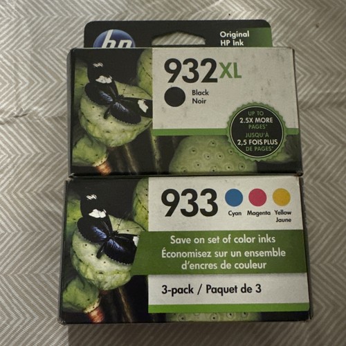 OEM HP 932XL & 933 ink Set Black Color pack 932 XL 6100 6700 7110 7610 ...