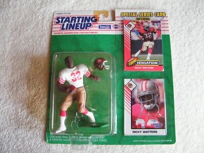 RICKY WATERS - 1993 Starting Lineup SAN FRANCISCO 49ers Football Sealed ...