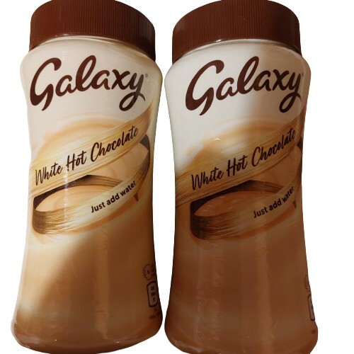 2 x Tubs Galaxy White Hot Chocolate Instant Choc Drink Just Add Water ...