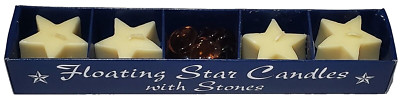 Floating Star Candles With Stones - New , | eBay