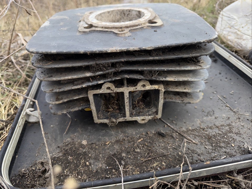 1970s vintage husqvarna dirtbike cylinder 360 390 400 air cooled ahrma ...