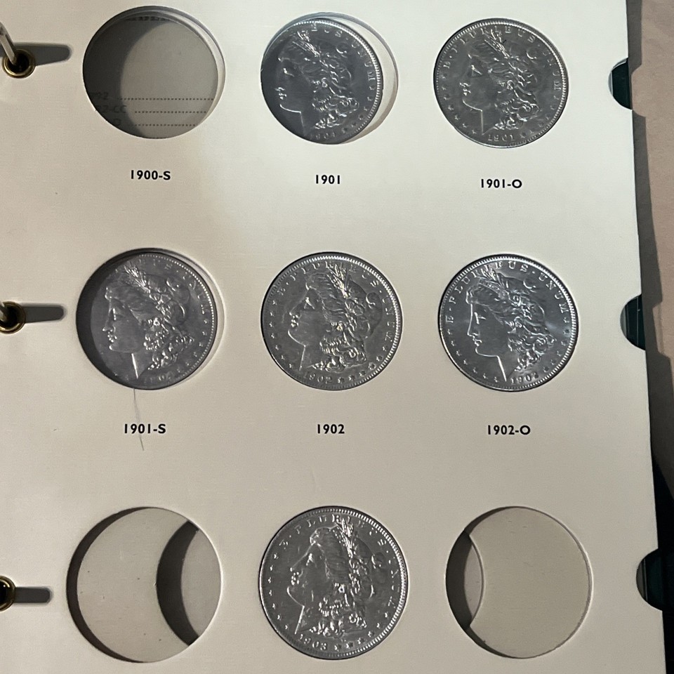 Morgan Silver Dollar Set. 55/93. BU COLLECTORS COLLECTION. CC’s, VAMS ...