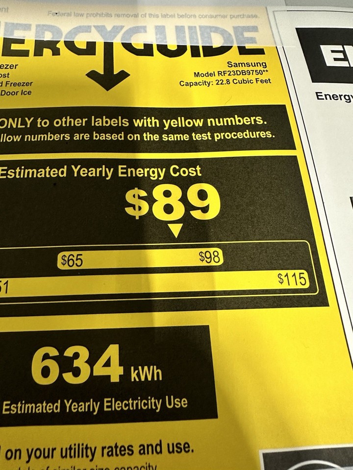 36 INCH SAMSUNG COUNTER DEPTH SMART 4 DOOR FLEX - RF23DB9700QL | eBay