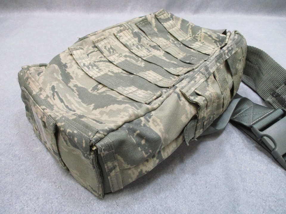USAF ABDU Paraclete SCBA-MC Gas Mask Carrier Tactical Pouch MOLLE Camo ...