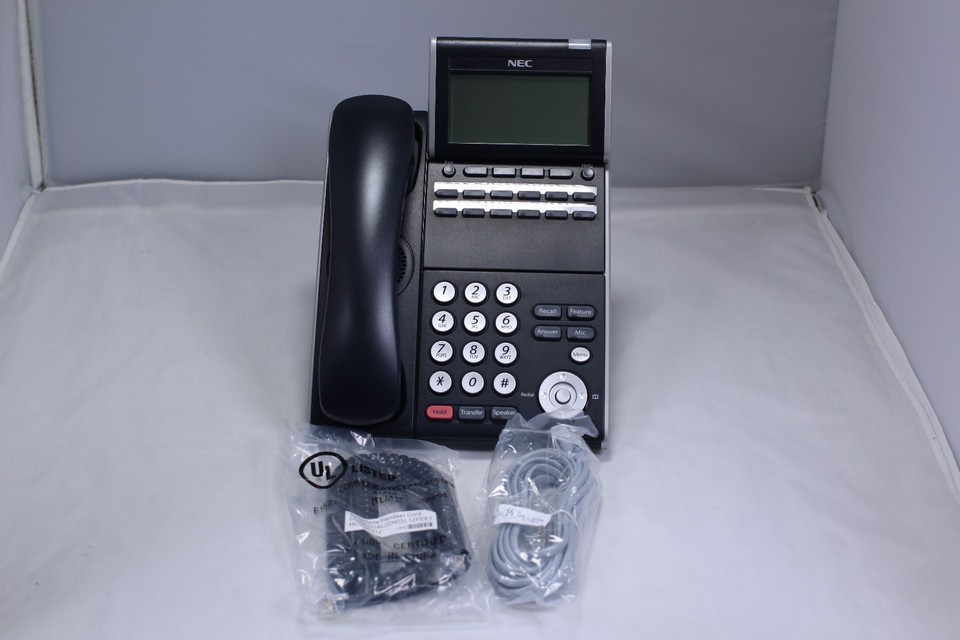 NEC DT300 DTL-12D-1 12 Button Display Phone Black | eBay