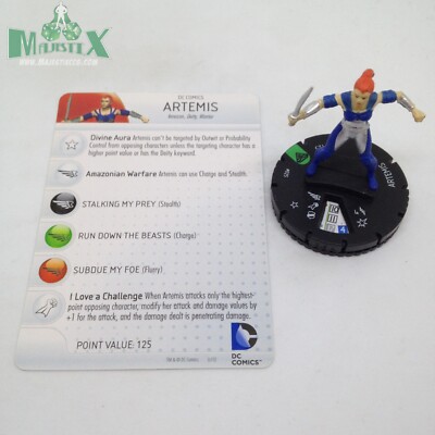 Heroclix Superman / Wonder Woman set Artemis #025 Uncommon figure w ...