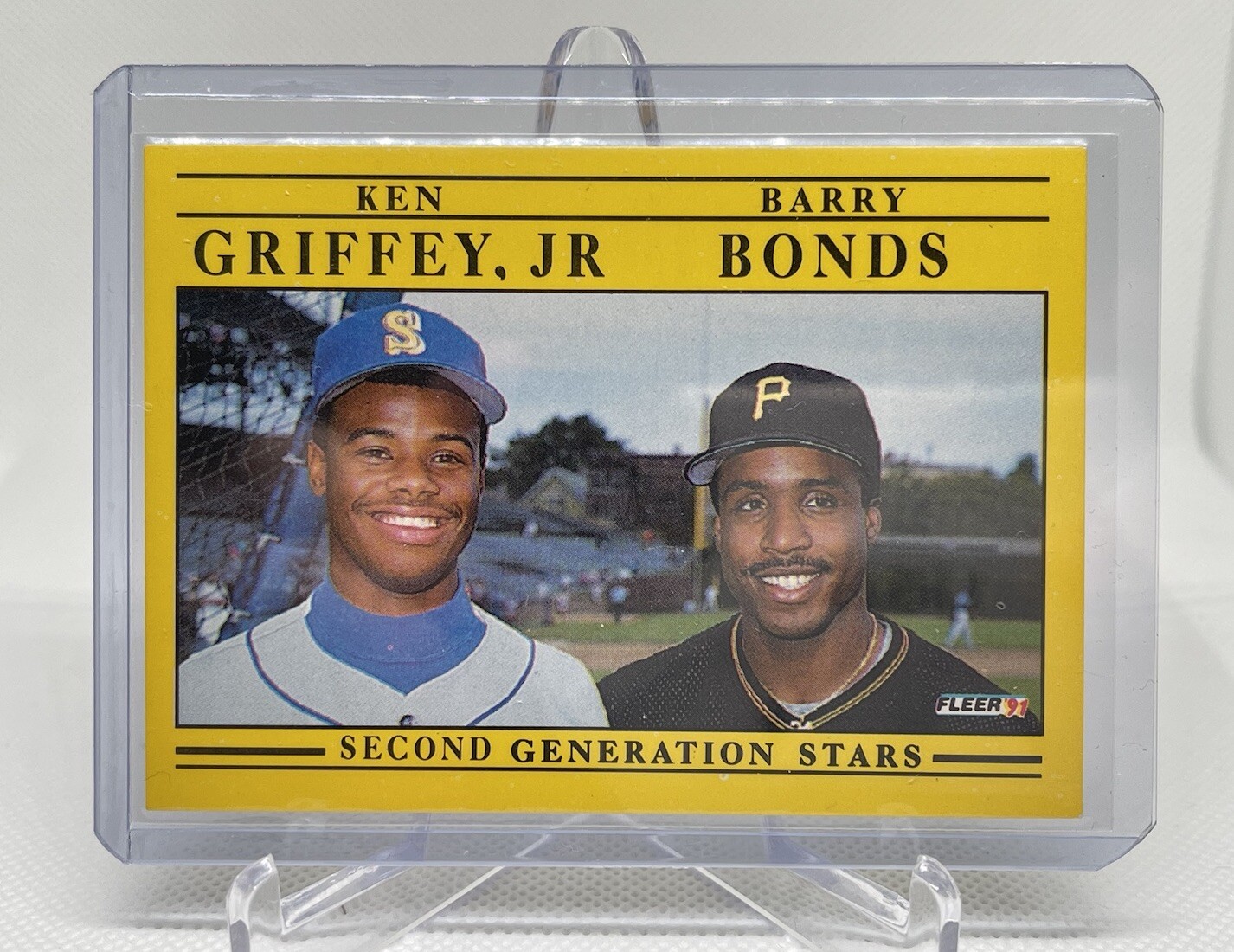 1991 FLEER Ken Griffey, Jr Barry Bonds Second Generation Stars #710 🔥 ...