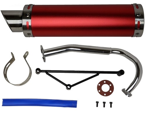 High Performance Exhaust System Muffler GY6 50cc Scooter Moped TaoTao ...