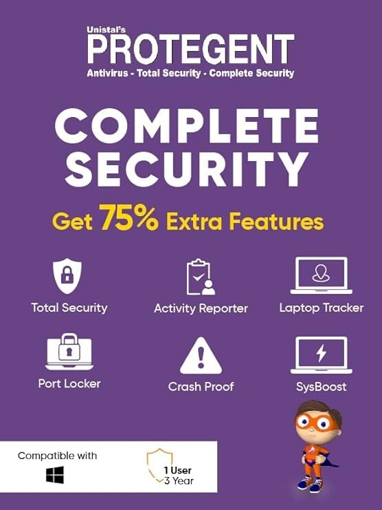 Protegent Complete Security (Windows) | 1 User, 3 Years | Email ...