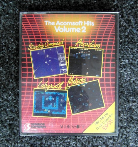 THE ACORNSOFT HITS: VOLUME 2 - BBC MICRO CASSETTE - Superior Software ...