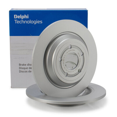 Delphi BG5061C 302mm Rear Coated Brake Disc Set for Ford Focus Kuga ...