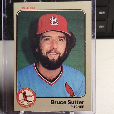 Bruce Sutter 1983 Fleer #24 | eBay