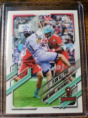 2021 Topps Premier Lacrosse Michael Ehrhardt 1st Team All-Pro RC #39 ...