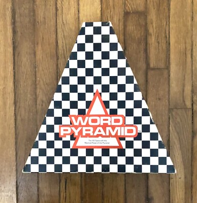 Vintage 1986 WORD PYRAMID 3D Mystical Power Abracadabra Games Ltd | eBay