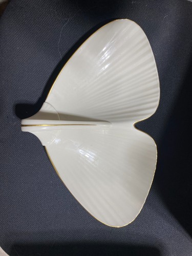Vintage Lenox Mermaid Whale Tail Ceramic Serving Plate Gold Trim 14x9 ...