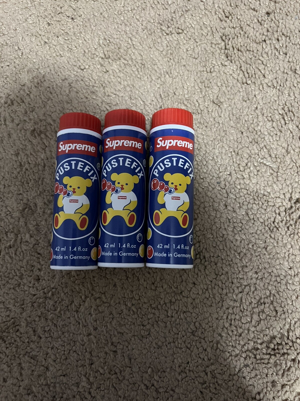 (3) Supreme Pustefix Soap Bubbles 1.4 fl oz SS21 Brand New Supreme New ...