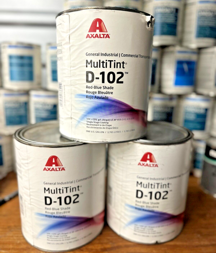 (3 Pack!) Axalta⚡️Dupont Imron⚡️D-102 ⚡️Red Blue Shade⚡️MultiTint Gal 📦 ...
