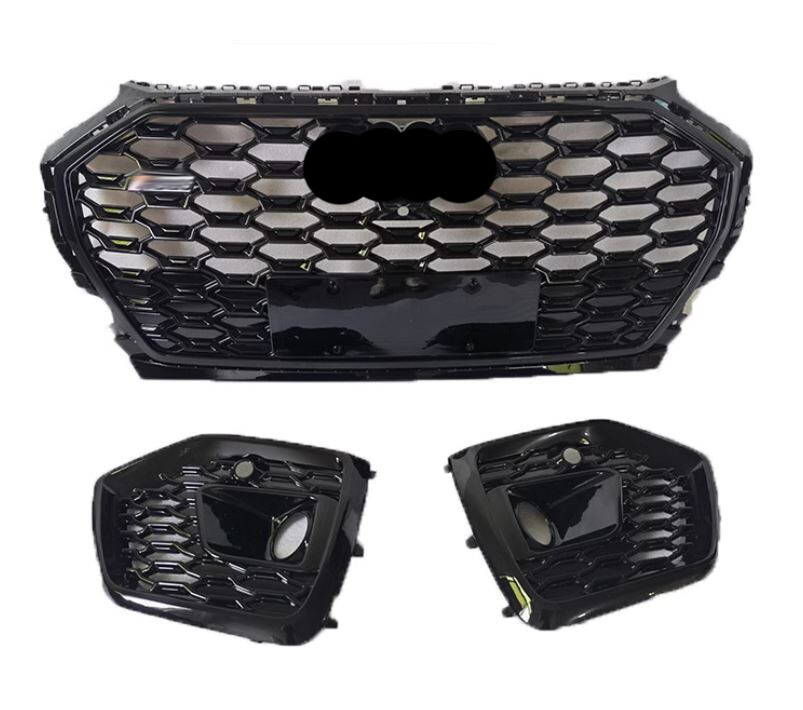 For Audi Q5 RS SQ5 2021 2022 Front Bumper Grille Mesh Grill Honeycomb+ ...