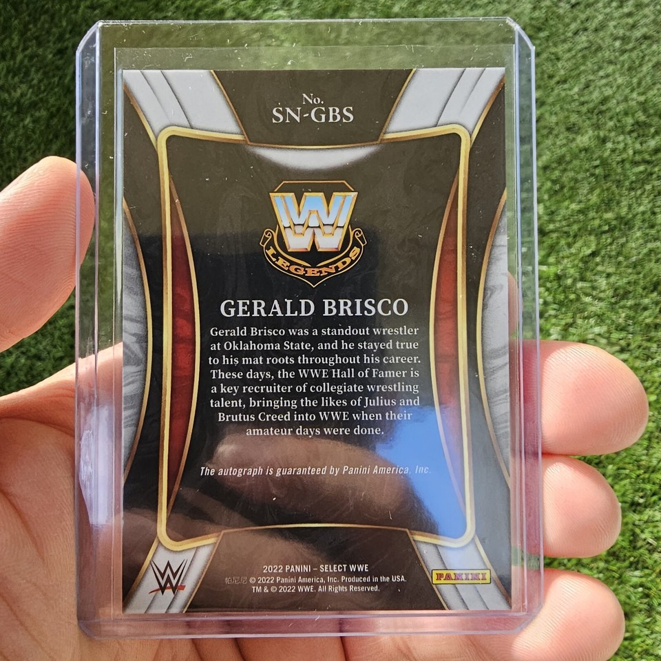 2022 Select WWE WWF Gerald Brisco Autograph Auto #SNGBS Legends The ...