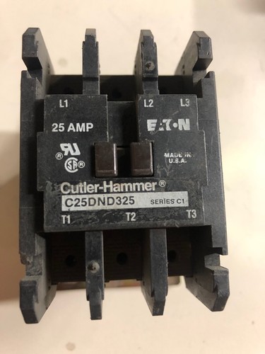 C25DND325 Eaton Cutler Hammer Contactor 24VAC Coil | eBay