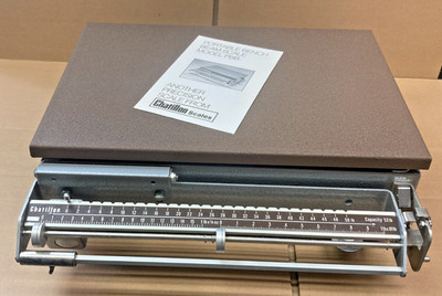 NEW ~ CHATILLON & SONS PORTABLE BENCH MECHANICAL BEAM SCALE (MODEL PBB ...
